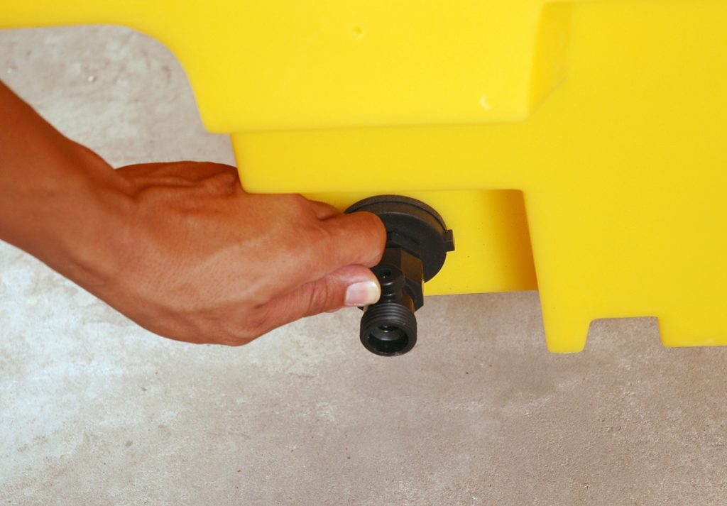 Rack Sump, With Drain / Ball Valve Assembly | E-Environmental Solutions